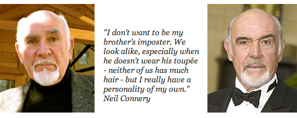 Neil Connery skojar med brorsan Sean Connery - NewsVoice