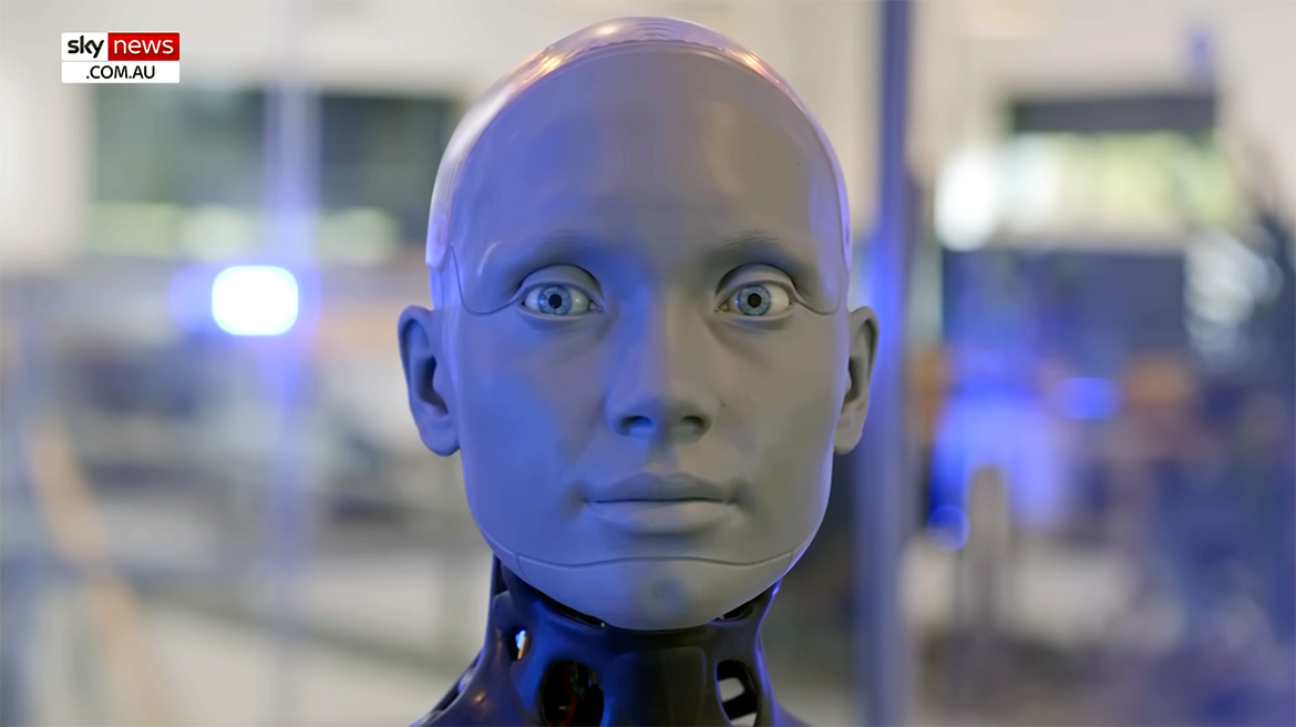 Ameca Desktop är en "fritänkande" artificiell intelligens med ett IQ på ...