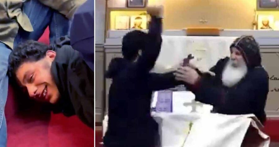 Christian Priest Stabbed by Man Shouting "Allah Akbar" - Hundreds of ...